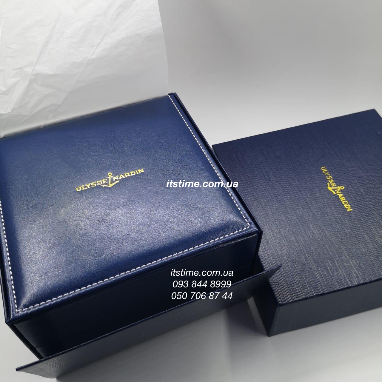 Купити годинник Ulysse Nardin Dual Time Manufacture Steel Blue Leather ...